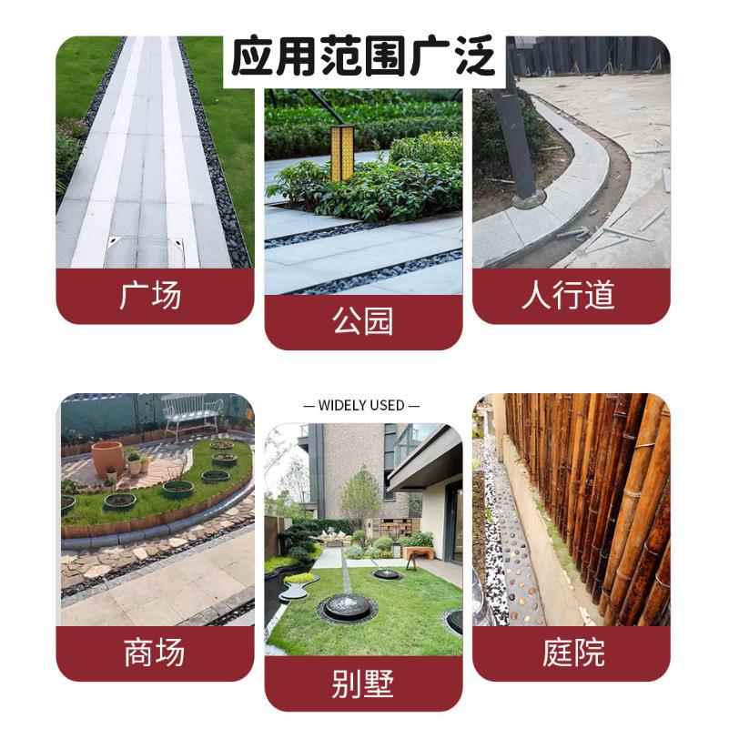 鹅石排水线性井盖型沟槽不锈钢盖板庭U型排水u院花园卵鹅卵石长方