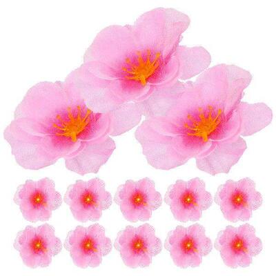 100 Pcs Cherry Blossom Petals Replaceable Flower Fabric DIY