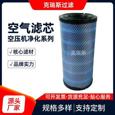 空压机空气滤芯02250125-72螺杆机三滤厂家空压机折叠空滤