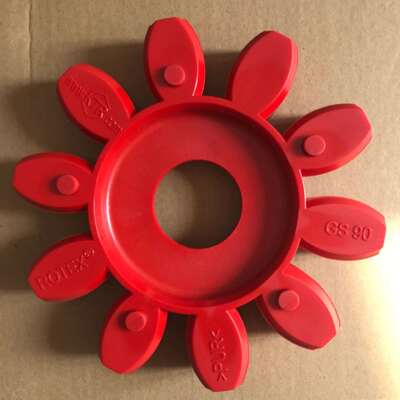 ROTEXGS75外径160减震缓冲垫子十角弹性体10瓣梅花圈内径80胶块