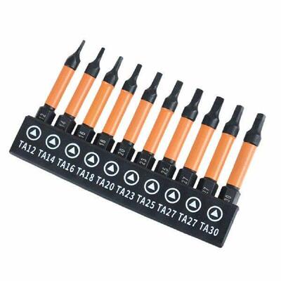 10 PCS Triangle Screwdriver Set Magnetic Head S2 Alloy