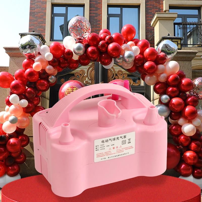 电动打气筒婚礼布置生日派对装饰婚庆拱门双成气球自动打孔打气机