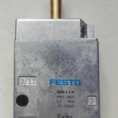 全新原装德国FESTO费斯托电磁阀MFH-3-1/4 9964 不含线圈