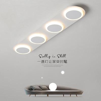 过道灯走廊超亮简约现代阳台2023年新款入户玄关长条形吸顶灯