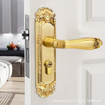 厂家直古铜室内卧室IPE全铜家用实木静音门房门间中式家通用型锁