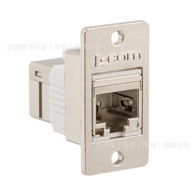 L-COM ECF504-SC6A-DC 超6类/7类面板安装耦合器套件 屏蔽 现货