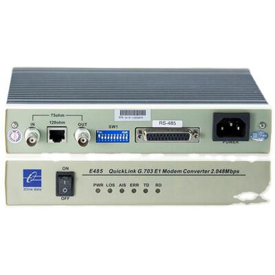 E485 RS-485串口到E1转换器RS-485/422 到 E1转换三旺 3onedata