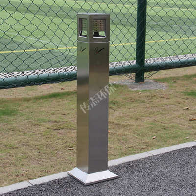 立式灭烟柱高档物业热销吸方形柱桶创意柱烟灰烟蒂烟柱不锈钢烟灰