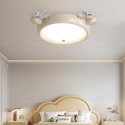 全油光谱卡通儿童房吸顶灯奶风孩卧灯个性可室爱MJ240300男女孩护