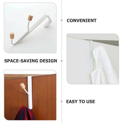 Bedroom Hook Behind the Door Coat Hanger Clothes Hanging