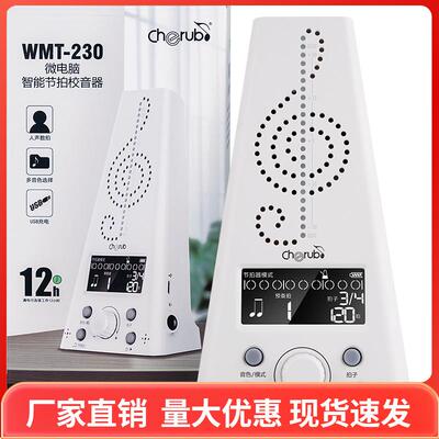 小天使WMT230电子节拍器钢琴专用吉他架子鼓古筝小提琴通用节奏器