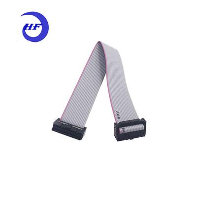 2651排线2.54mm28AWG 60p灰排线1.27mm灰色红边排线IDC灰排彩排线