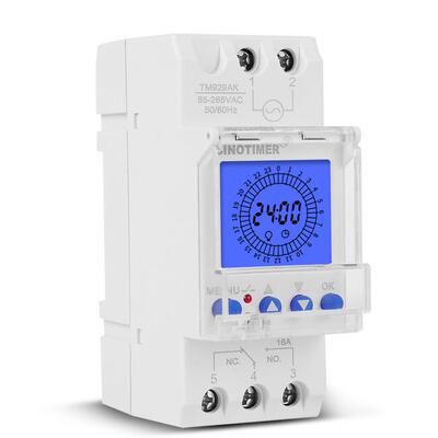 TM929AK 可更换电池24小时智能模拟定时器开关背光85-265V 16A