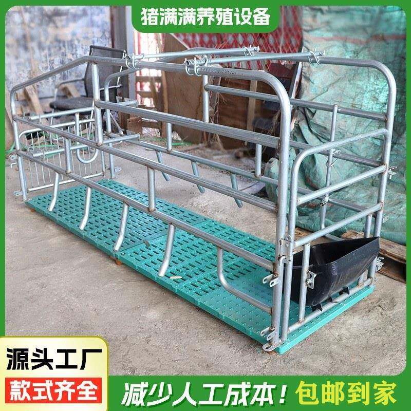 落地式母猪产床落地产床产保两用单体母猪带漏粪板简易单体产床