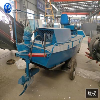广东茂名水葫芦KDsc-1.8碎捞船 小打粉型河道水草粉船 螺碎旋桨割