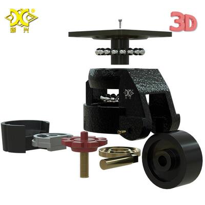 福马轮GD-40/60/80/100/120水平调节轮脚轮跨境设备轮