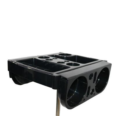 理发置店专用电染烫物架立式染工具车ADY-933BS塑料隔染发多托盘