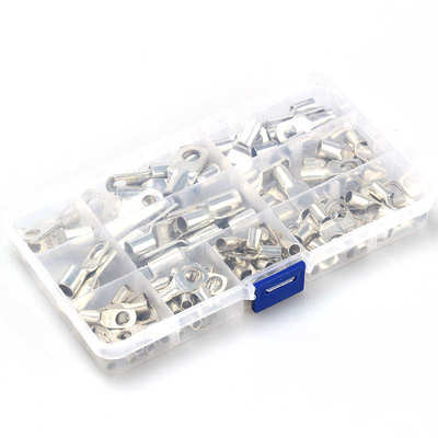 货源 100pcs盒装镀锡窥口接线端子 铜接线鼻子SC紫铜冷压端子