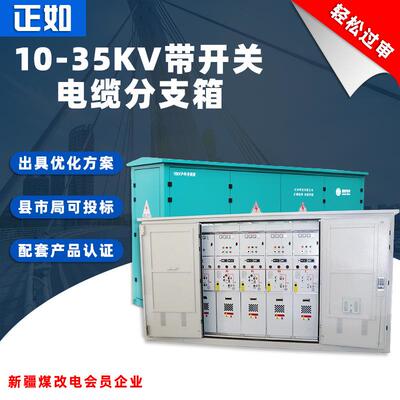 高压欧式电缆分支箱DFW-40.5/630带开关二进四出不锈钢户外开闭所