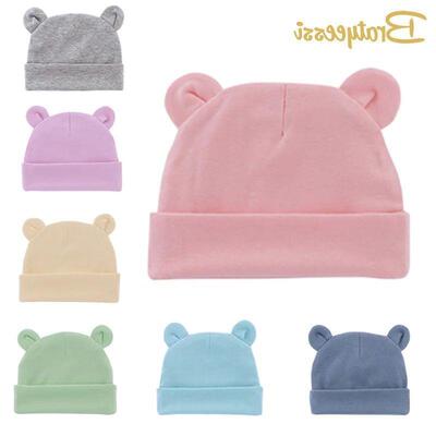 Soft Newborn Hat Baby Beanie Cotton Infant Bonnet Baby Cap f
