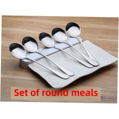 Stainless steel spoons western food spoon main meal spoon so