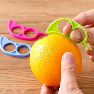Extra-thick orange peeler, fruit opener for pomegranates and
