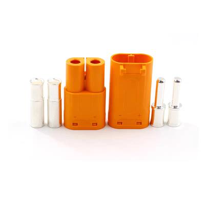 艾迈斯Amass LCB60-M/F紫铜镀银 锂电池 大电流110A 锂电直流插头