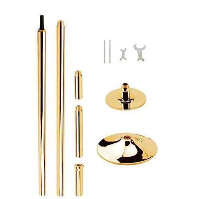 钢管舞钢管金色旋转固定可调移动便携式舞蹈室跳舞杆POLE Dance