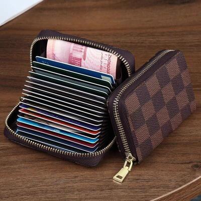 Anti-magnetic card holder for women with large capacity, mul