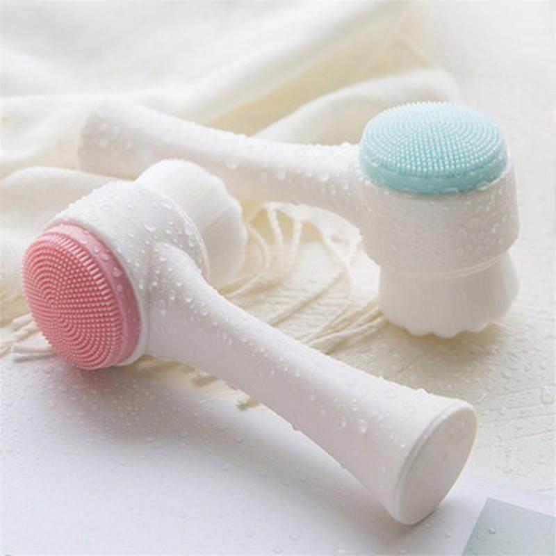 Silicone Face Cleansing Brush Double-Sided Facial Cleanser B