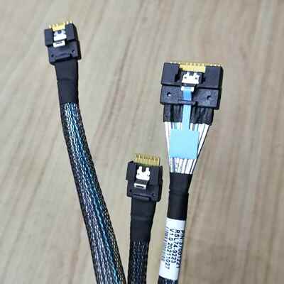 曙光Slim SAS SFF-8654 8i转双8654 4i一分二 数据线37001221 481