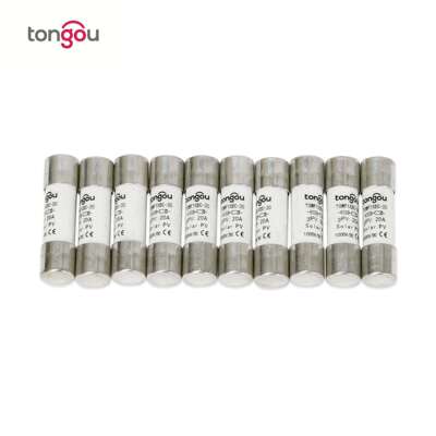 TONGOU太阳能直流插入式保险丝1000V熔芯3A10A15A20A25A30A十只装
