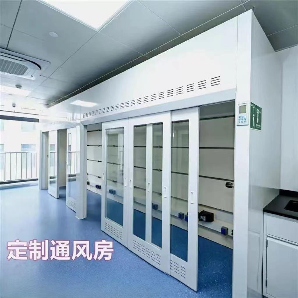 全钢/pp/不锈钢实验室通风房连体通风柜落地通风橱整体落地型通风
