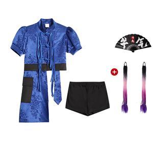 正品国演潮童秀走服装t台童装霸气儿童中国风旗袍出服爵士舞套装