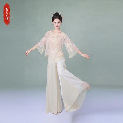 花辞镜礼物仪之邦绝美练功服古典舞身韵纱衣新中式日常可穿舞蹈服