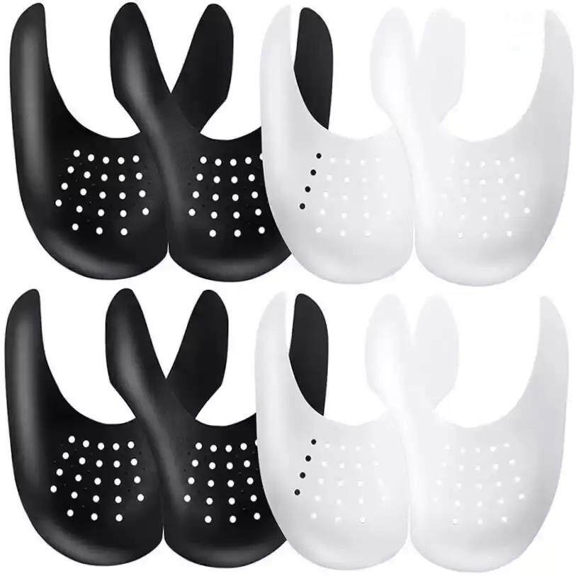 4Pcs Crease Protector Shoe Anti Crease Bending Crack Toe Cap