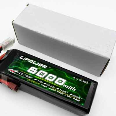 航模电池1550/5200/6000mAh 2S3S7.4V11.1V大容量船模/车模锂电池
