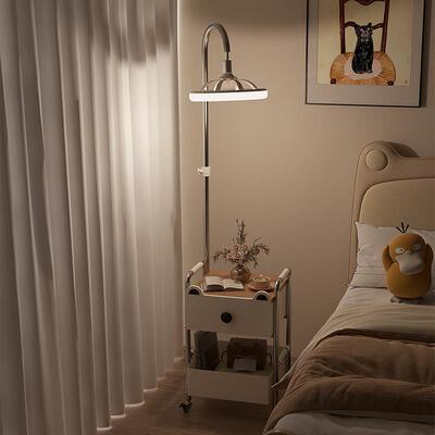 奶油风CTG1011款创床头柜置物架2025新儿童床头桌代替品储物柜侧