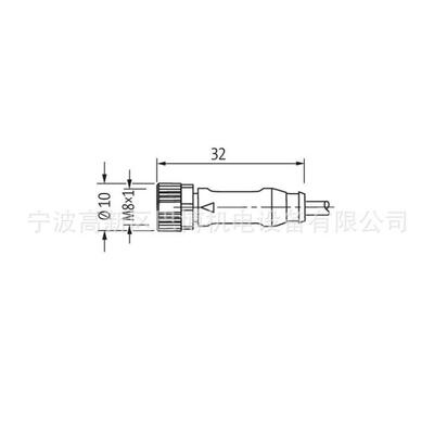 Murr/穆尔7000-40561-6100060/线缆/M12/M8连接电缆双头 现货