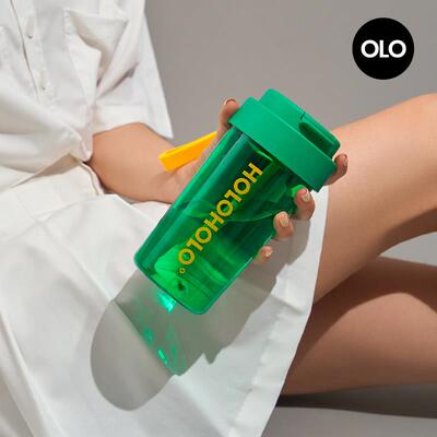 holoholo大容量水杯女运动夏季塑料儿童吸管杯学生随行杯子耐高温