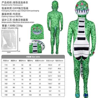 波比的游戏时间4cosplay服装poppy playtime跨境万圣节角色扮演服