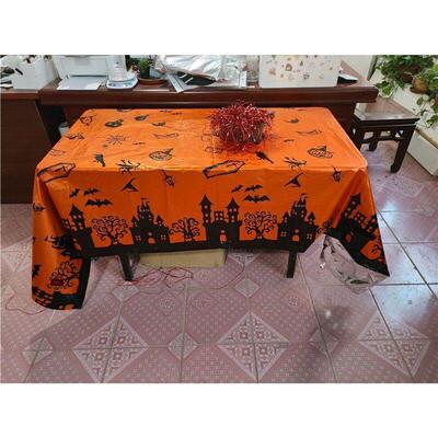 Halloween party decoration blood handprint tablecloth桌布