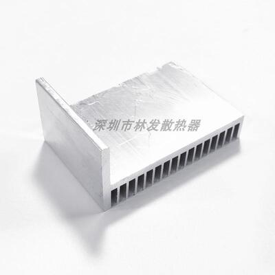 纯铝制散热片75.5*35-50--118MM铝器 多排三极管散热片 MOS散热片