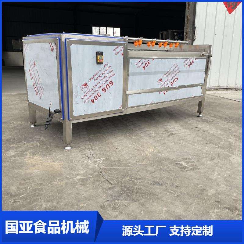 洋葱毛辊清洗机去皮机 全自动地瓜红薯去皮清洗机 根茎类果蔬脱皮