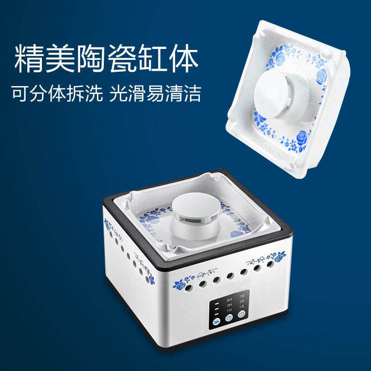 新款智能烟灰缸空气净化器时尚级家用商用公桌面负离子除烟味