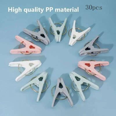 30pcs Windproof Clothespins Air Drying Clothes Socks Underwe