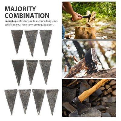 20 Pcs Triangle Wedge Axe Durable Carbon Steel Hammer