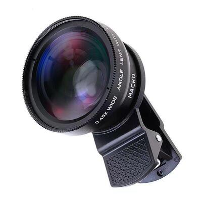 Phone Lens kit 0.45x Super Wide Angle & 12.5x Super Macro Le