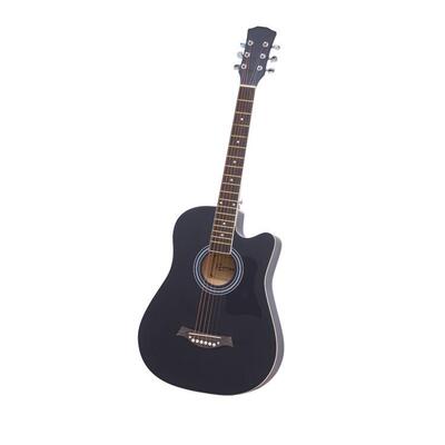 38寸单板云杉木包边哑光亮光抛光吉他民谣木Guitar