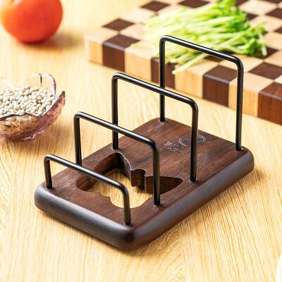 Bill.F锅盖架置物架菜板架砧板架家用不锈钢相思木案板架子沥水